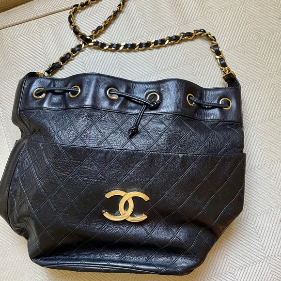 CHANEL | Bags | Vintage Chanel Drawstring Bucket Bag | Poshmark